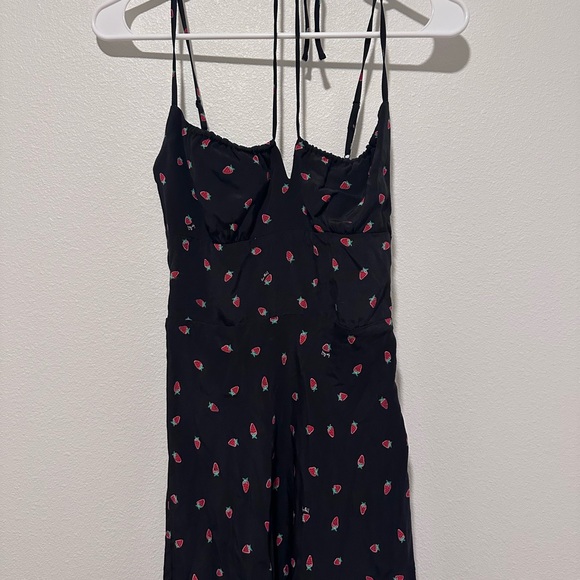 Realisation Par | Dresses | Ralisation Par Black Dress With Strawberry ...